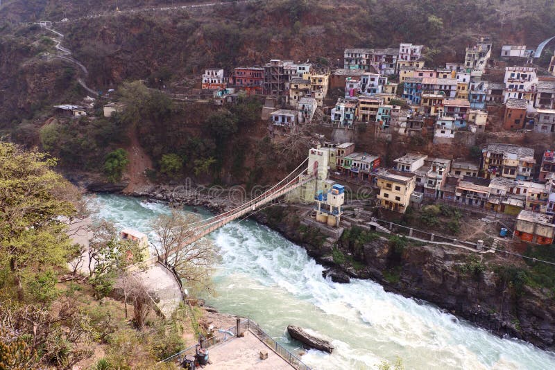DevpraPanch Prayag Five Confluences of Alaknanda River Editorial Stock ...