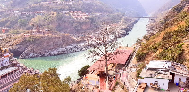 DevpraPanch Prayag Five Confluences of Alaknanda River Editorial Photo ...