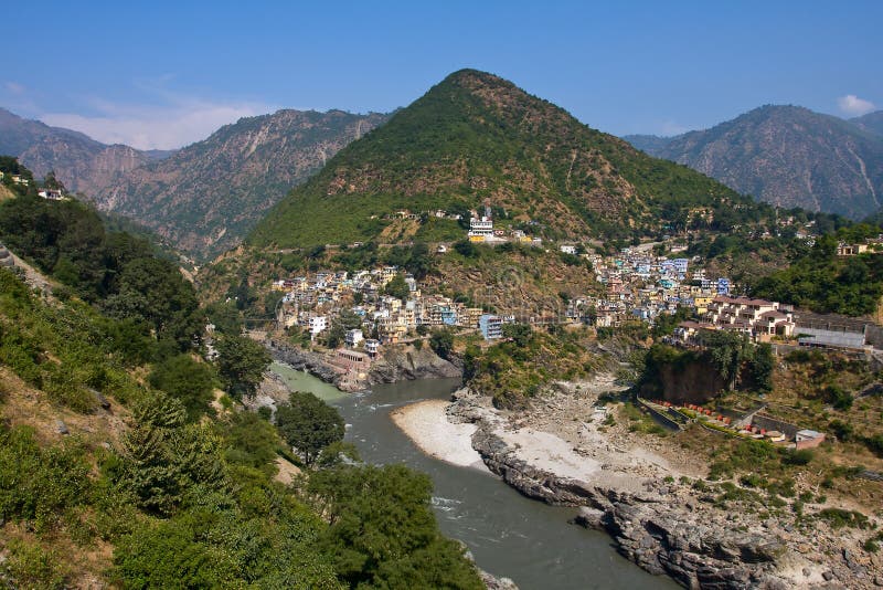 Devprayag, Uttarakhand, India. Stock Image - Image of asia, hindu: 28276133