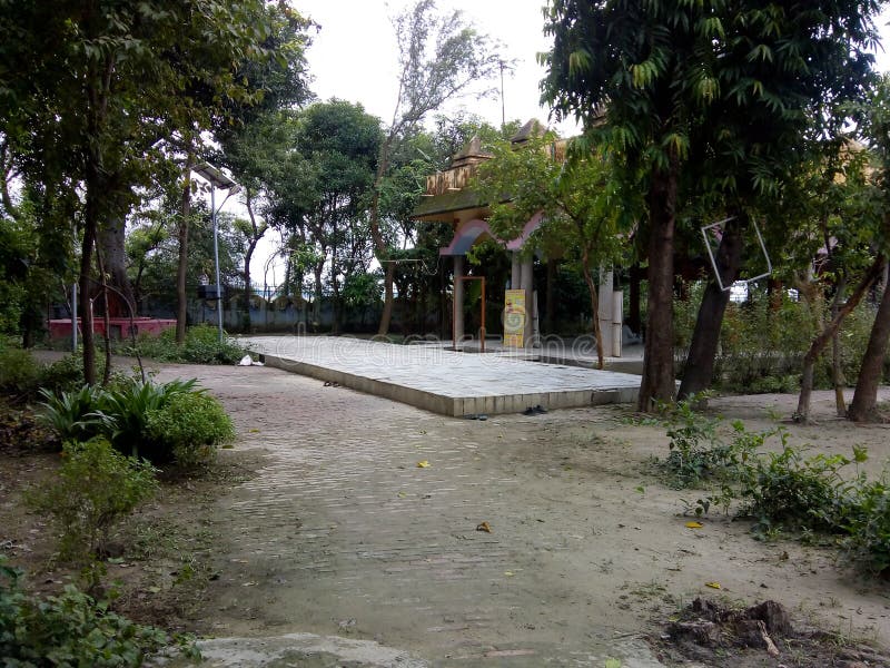 Devraha Baba Ashram View Who Live More Than 500 Years Stock Image ...