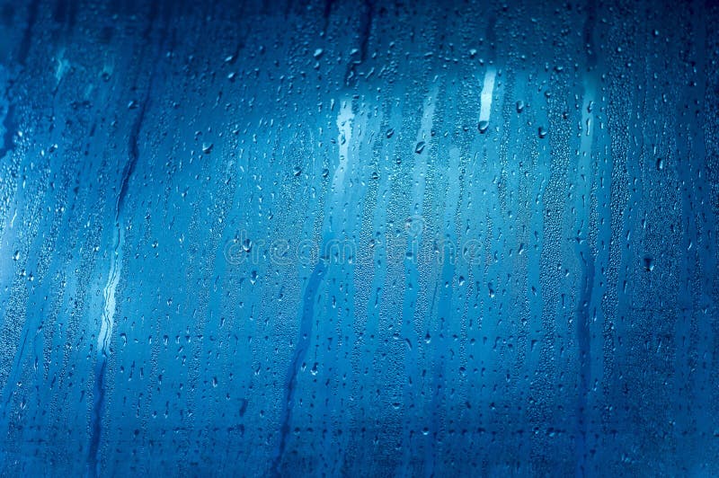 Dew drops on car glass stock image. Image of windshield - 77425579