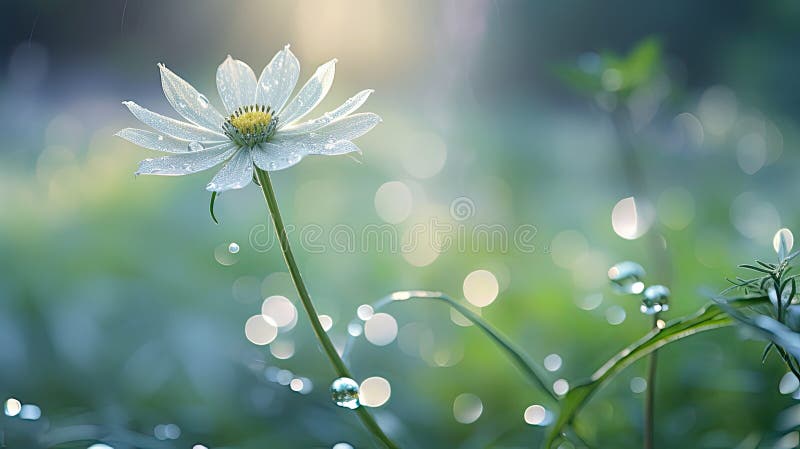 Dew reflection light stock illustration. Illustration of nature - 324988966