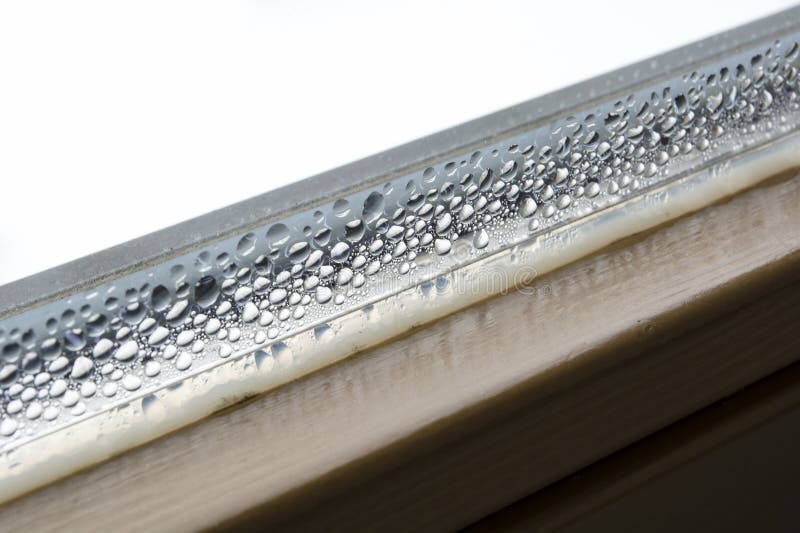 Dew on window stock image. Image of raindrops, water - 49992615