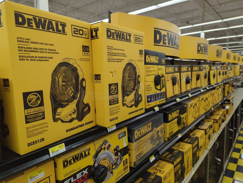 DeWalt Brand Power Tools Section at Big R Stores Editorial Image ...