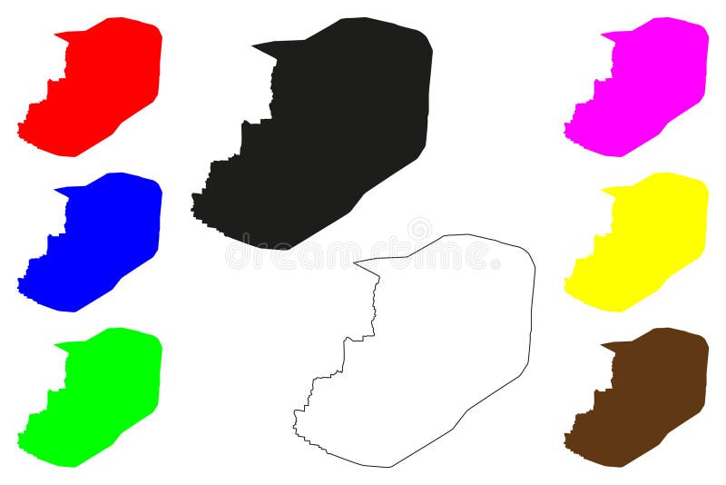 Dewas City (Republic of India, State of Madhya Pradesh) Map Vector ...