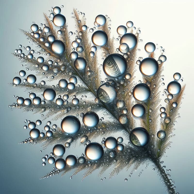 115 15. Dewdrop_ a Small Droplet of Water that Forms on Grass,l Stock ...