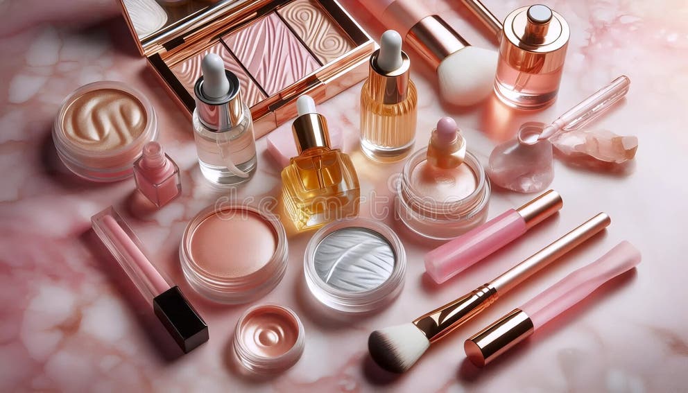 Fresh Dewy Makeup Collection Stock Illustrations – 16 Fresh Dewy Makeup ...