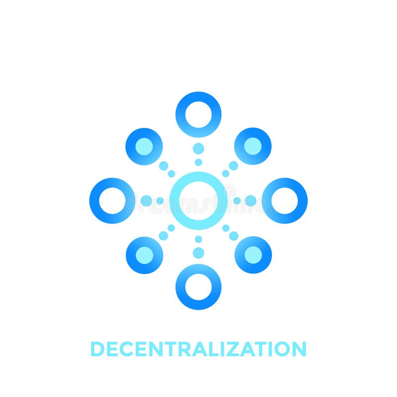Dezentralisierungsikone Stock Illustrationen, Vektoren, & Kliparts ...