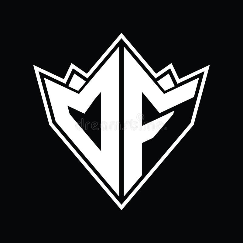 DF Logo Monogram Design Template Stock Vector - Illustration of ...