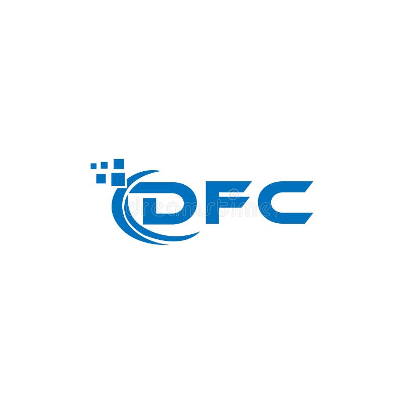 DFC Letter Logo Design on White Background. DFC Creative Initials ...