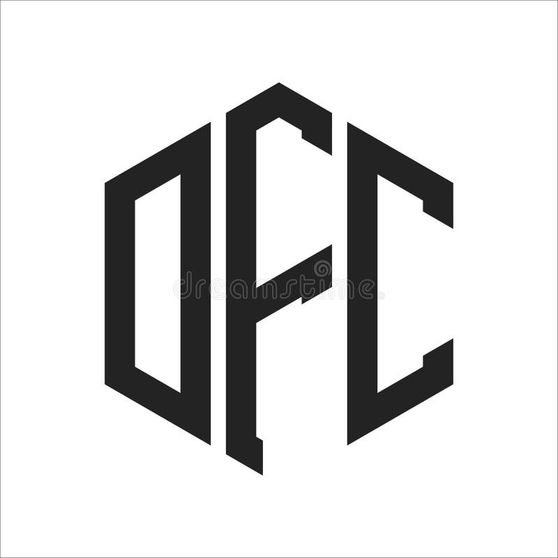 DFC Logo Design. Initial Letter DFC Monogram Logo Using Hexagon Shape ...