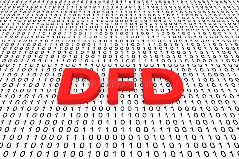 Dfd stock illustration. Illustration of diagrams, data - 92440864