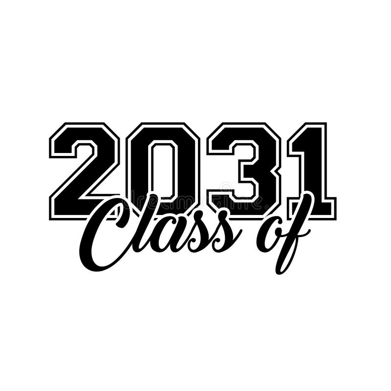 Class of 2031 Vector T Shirt Design, Class Graduate Stock Vector ...