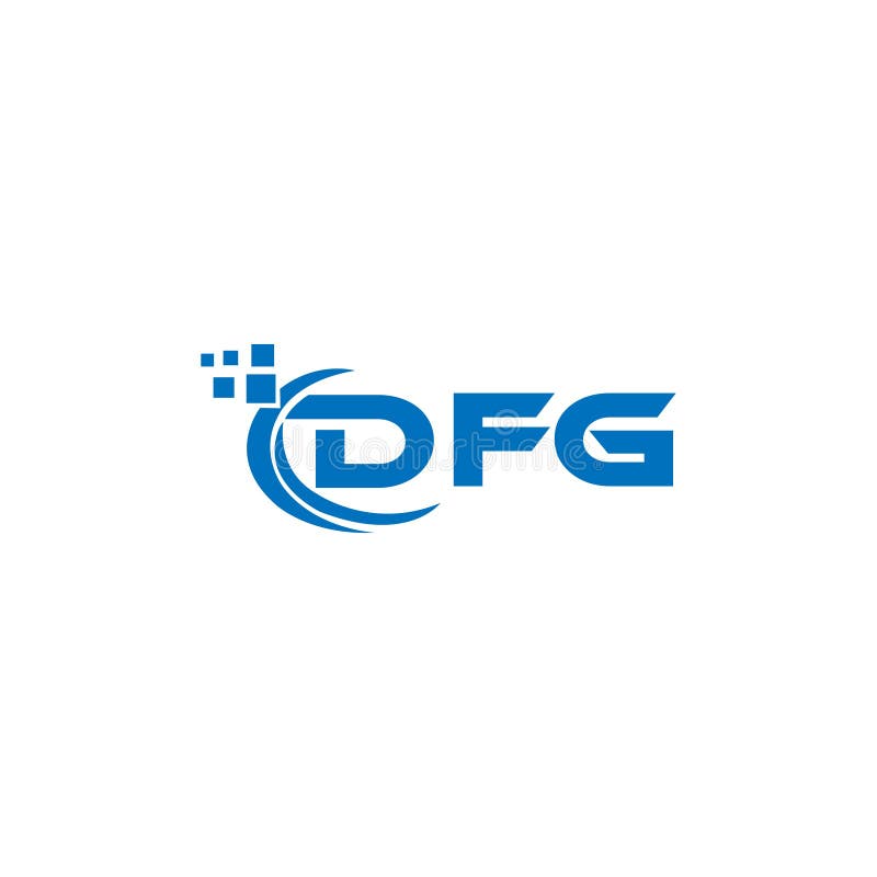 DFG Letter Logo Design on White Background. DFG Creative Initials ...