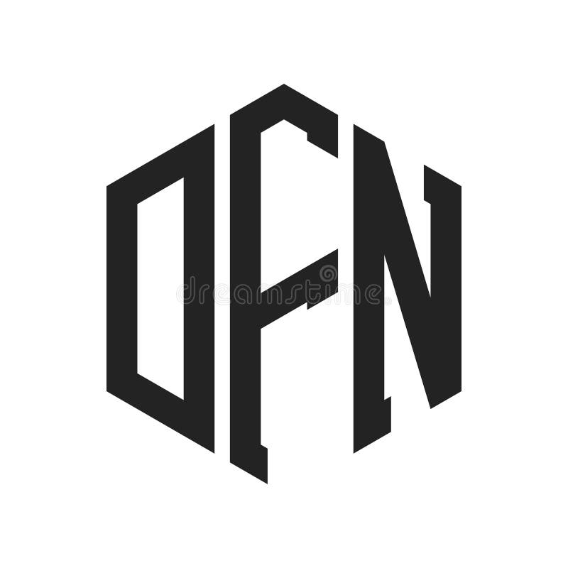 DFN Logo Design. Initial Letter DFN Monogram Logo Using Hexagon Shape ...