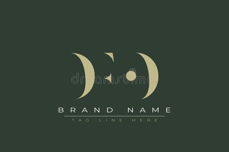 DFO Abstract Letter Logo Design Stock Vector - Illustration of alphabet ...