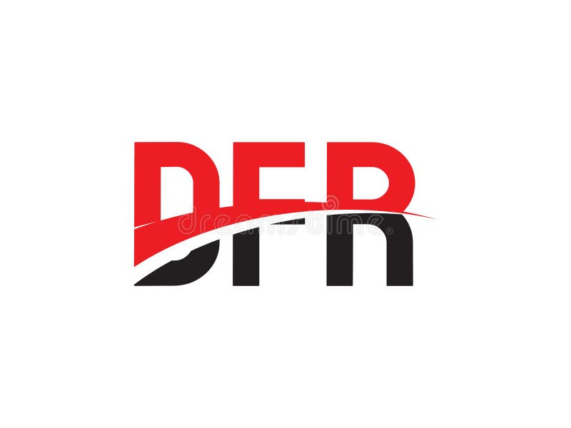 DFR Letter Initial Logo Design Vector Illustration Stock Vector ...