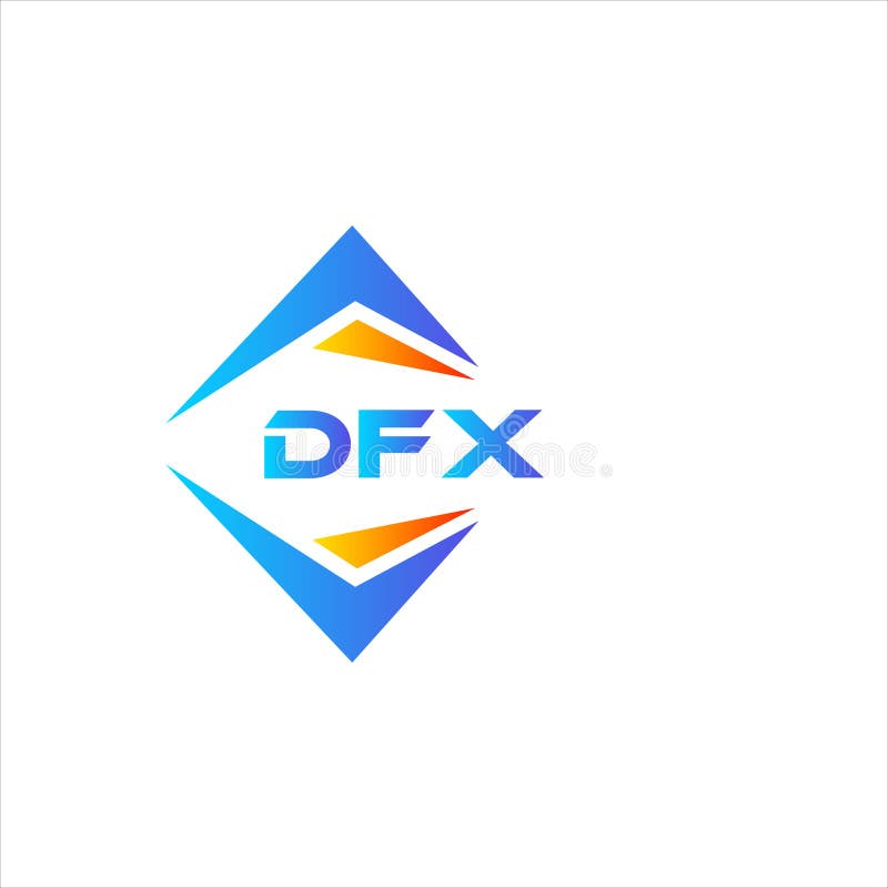 DFX Abstract Technology Logo Design on White Background. DFX Creative ...