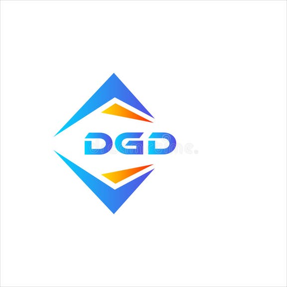 DGD Abstract Technology Logo Design on White Background. DGD Creative ...