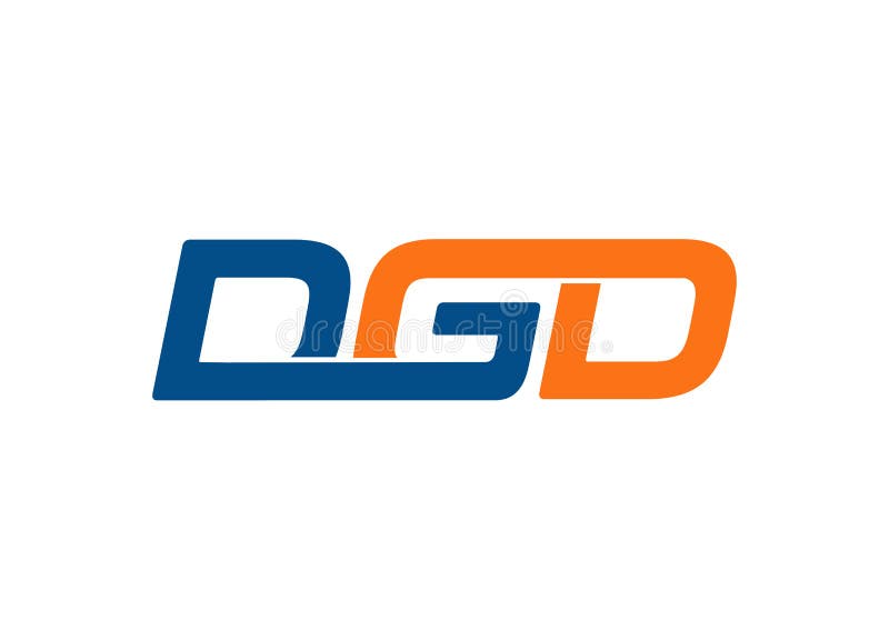 DGD Letter Logo Design Vector Stock Vector - Illustration of logo ...