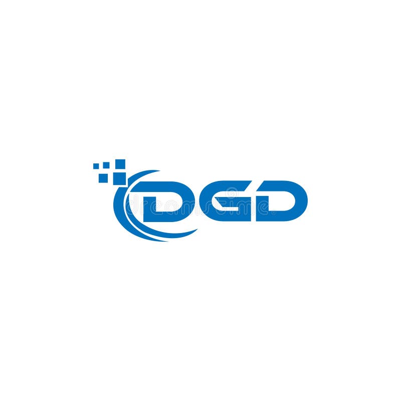DGD Letter Logo Design on White Background. DGD Creative Initials ...