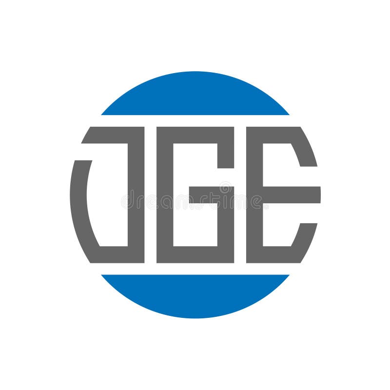 DGE Letter Logo Design on White Background. DGE Creative Initials ...