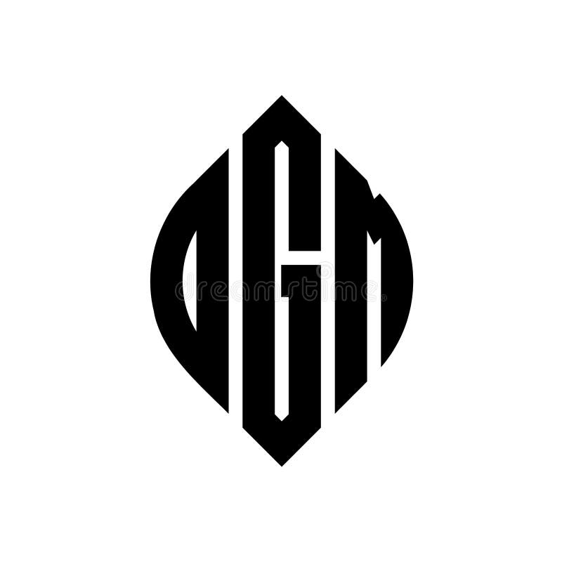 DGM Circle Letter Logo Design with Circle and Ellipse Shape. DGM ...