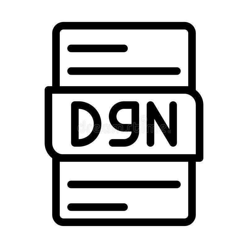 Dgn File Type Icons. Document Format Type Design Graphic Icon, with ...