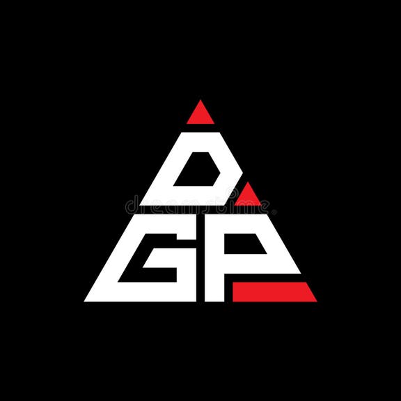 DGP Triangle Letter Logo Design with Triangle Shape. DGP Triangle Logo ...