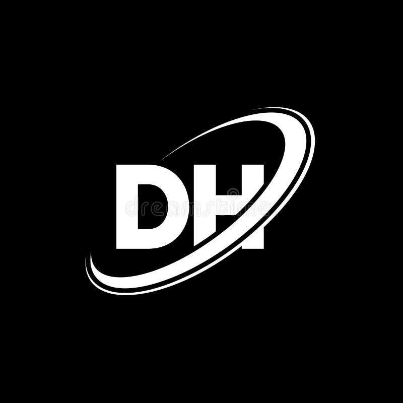 DH D H Letter Logo Design. Initial Letter DH Linked Circle Uppercase ... DH D H Letter Logo Design. Initial Letter DH Linked Circle Uppercase ...