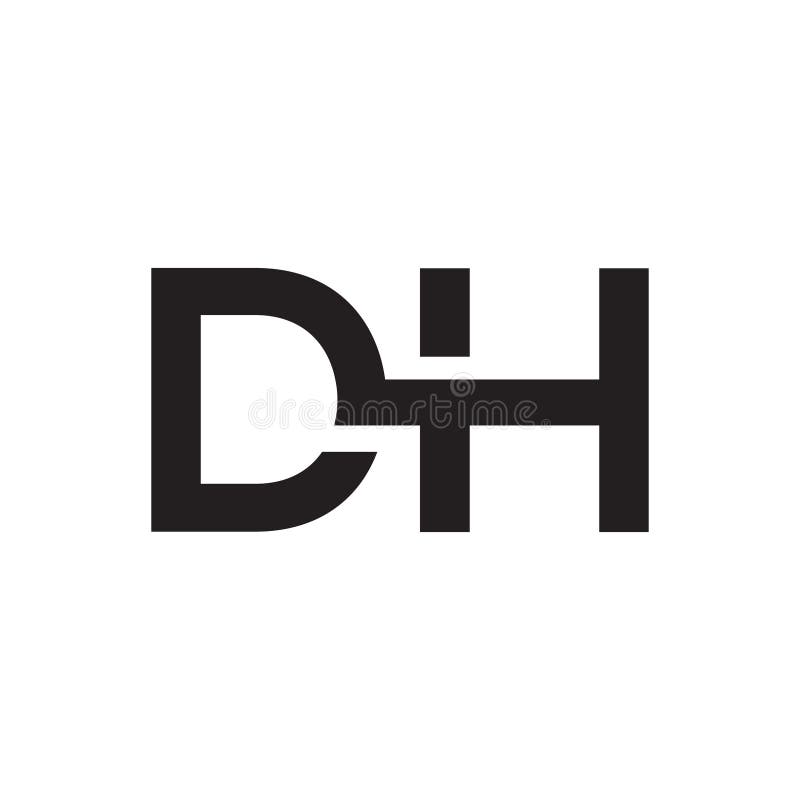 Dh Initial Letter Vector Logo Icon Stock Vector - Illustration of ...