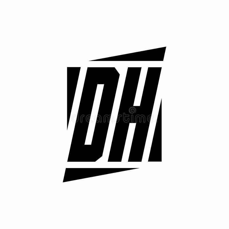 DH Logo Monogram with Modern Style Concept Design Template Stock ... DH Logo Monogram with Modern Style Concept Design Template Stock ...