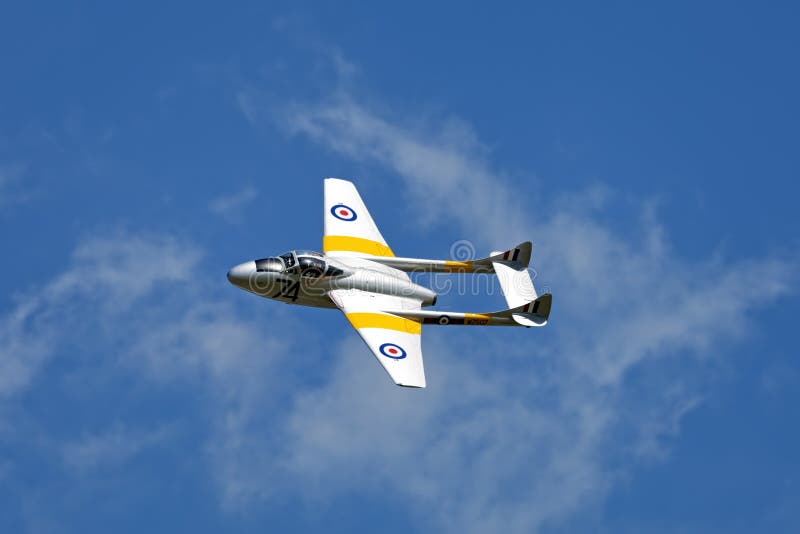 DH115 Vampire T.11 WZ507/74 G-VTII Editorial Stock Photo - Image of ...