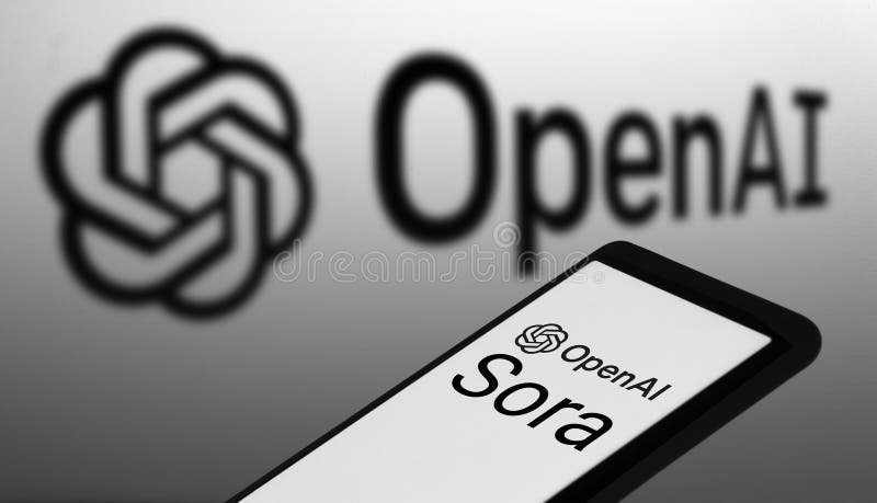 OpenAI Sora AI Logo Displayed on Smartphone Editorial Photography ... OpenAI Sora AI Logo Displayed on Smartphone Editorial Photography ...