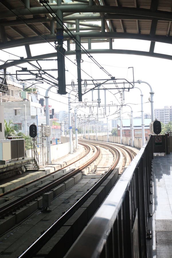 Dhaka Metro Rail Station View Stock Photo - Image of building ...