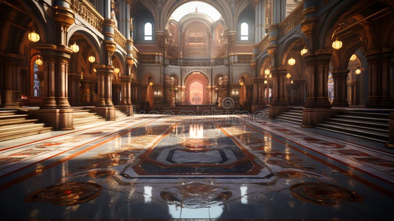 Dhakeshwari National Temple Full Indoor View Stock Image - Image of ...