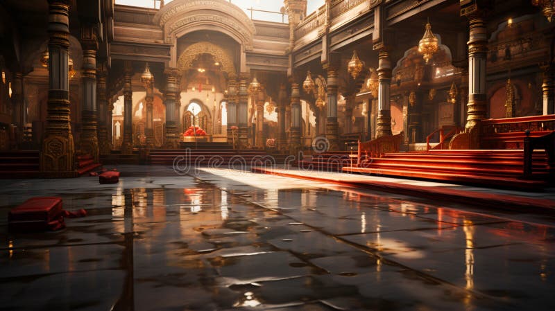 Dhakeshwari National Temple Full Indoor View Stock Photo - Image of ...