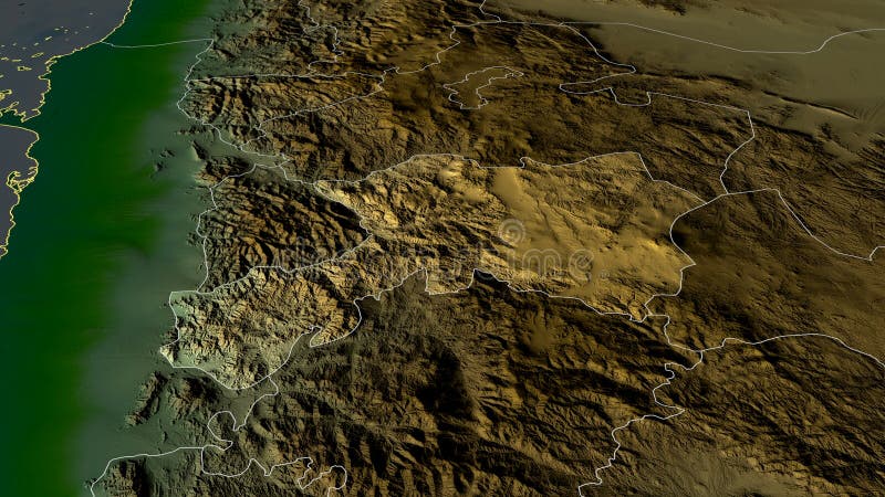 Dhamar, Yemen - Highlighted. Physical Stock Illustration - Illustration ...