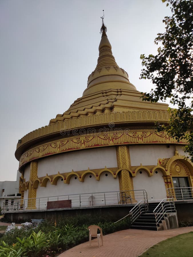 Dhamma Vipula Vipassana Meditation Center in India Stock Photo - Image ... Dhamma Vipula Vipassana Meditation Center in India Stock Photo - Image ...