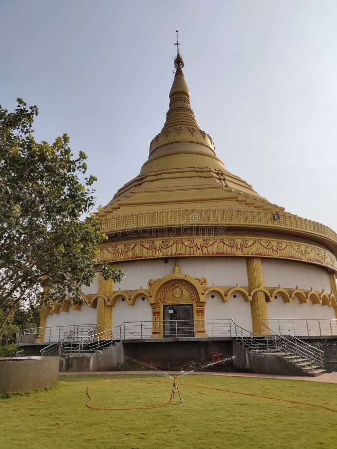 Dhamma Vipula Vipassana Meditation Center in India Stock Photo - Image ... Dhamma Vipula Vipassana Meditation Center in India Stock Photo - Image ...