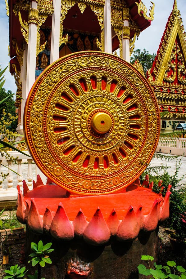 Sign of dhammajak stock photo. Image of devotion, belief - 49160612