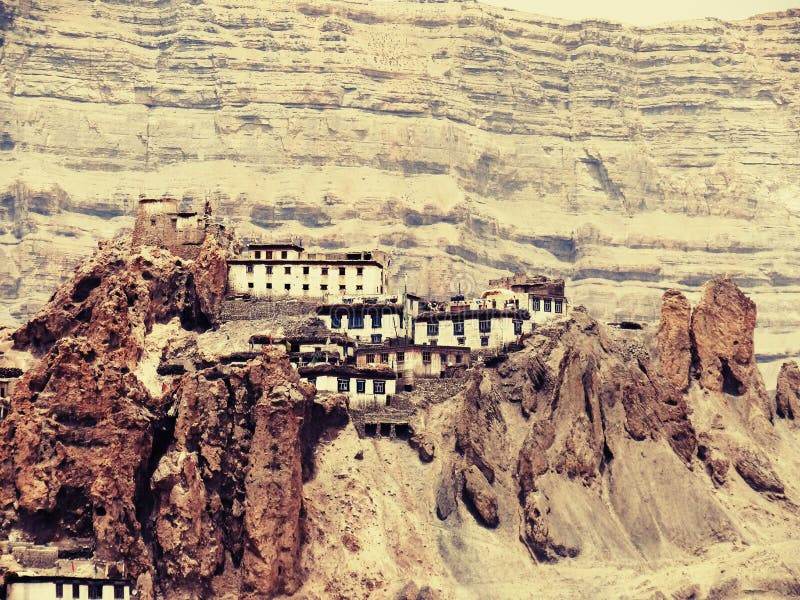 Dhankhar Monastery #Kaza stock image. Image of visit - 74129527
