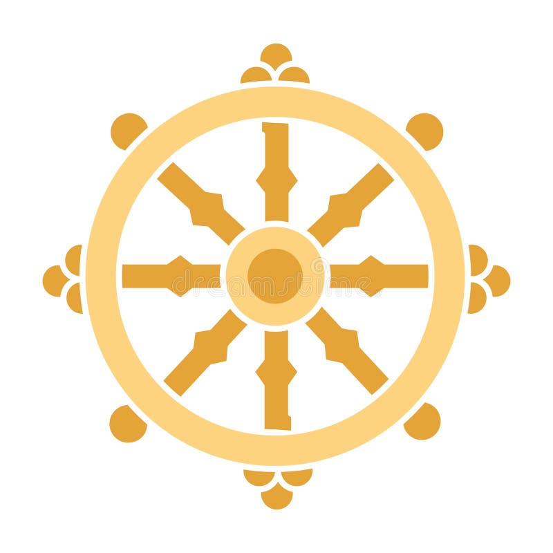 Dharmachakra Design Stock Illustrations – 713 Dharmachakra Design Stock ...