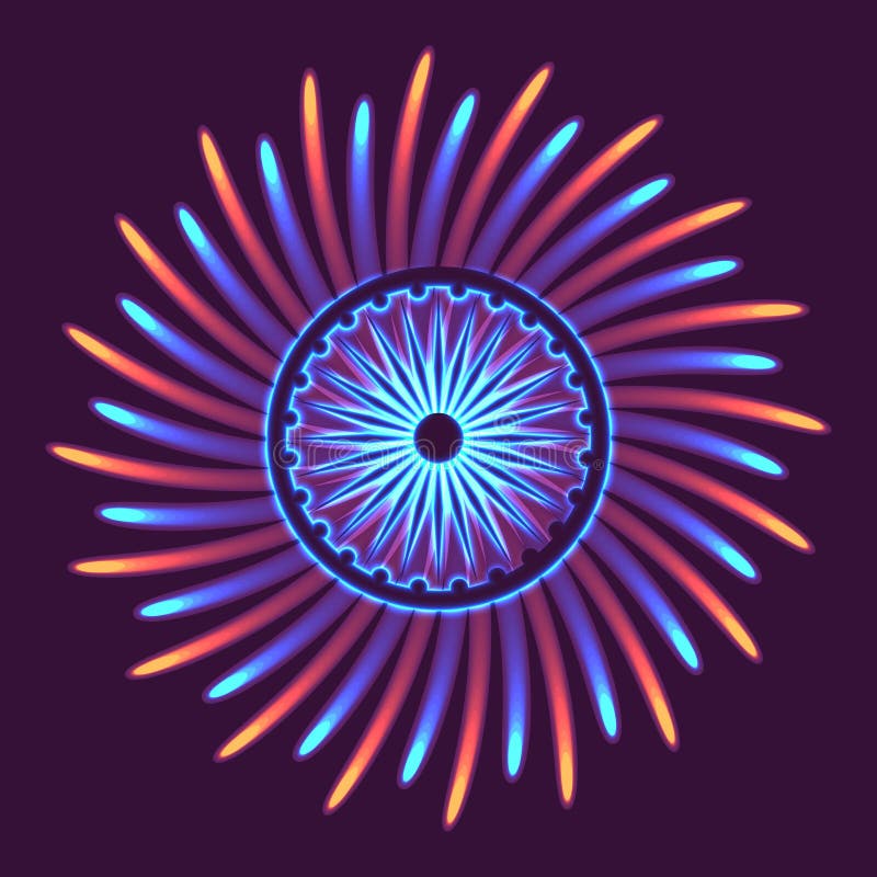 Dharmacakra, Dharma Wheel stock illustration. Illustration of curve ...