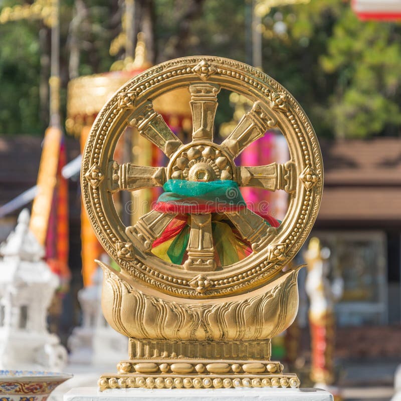 Wheel Dhamma Buddhism Stock Photos - Download 126 Royalty Free Photos