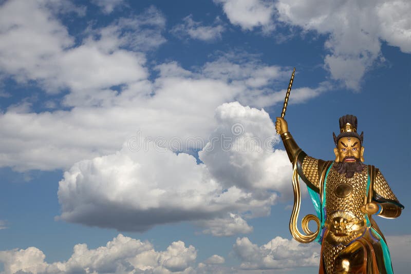 Dharmapala (protector of Dharma), Buddhist Temple in Beijing, China ...