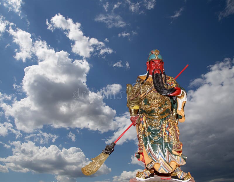 Dharmapala (protector of Dharma), Buddhist Temple in Beijing, China ...