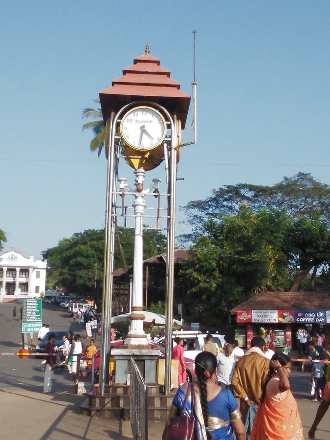 Dharmasthala Temple Entry Circle Editorial Stock Image - Image of ...