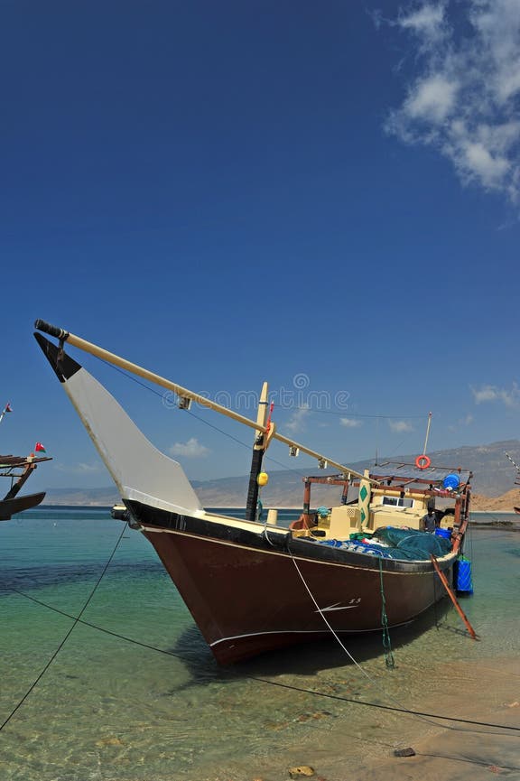 Dhau stock photo. Image of travel, oman, dhau, fishing - 49338500