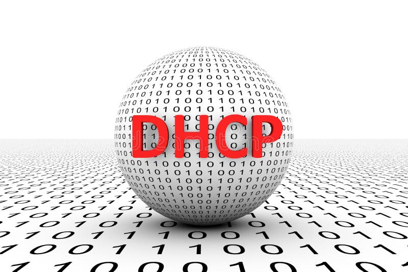 DHCP Concept Cell Background Stock Illustration - Illustration of bootp ...